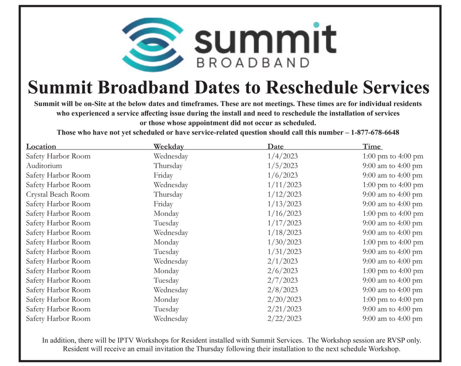 Summit Broadband – On Top of the World Clearwater