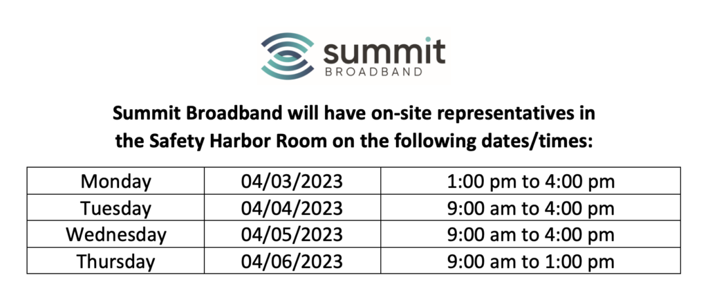 Summit Broadband – On Top of the World Clearwater